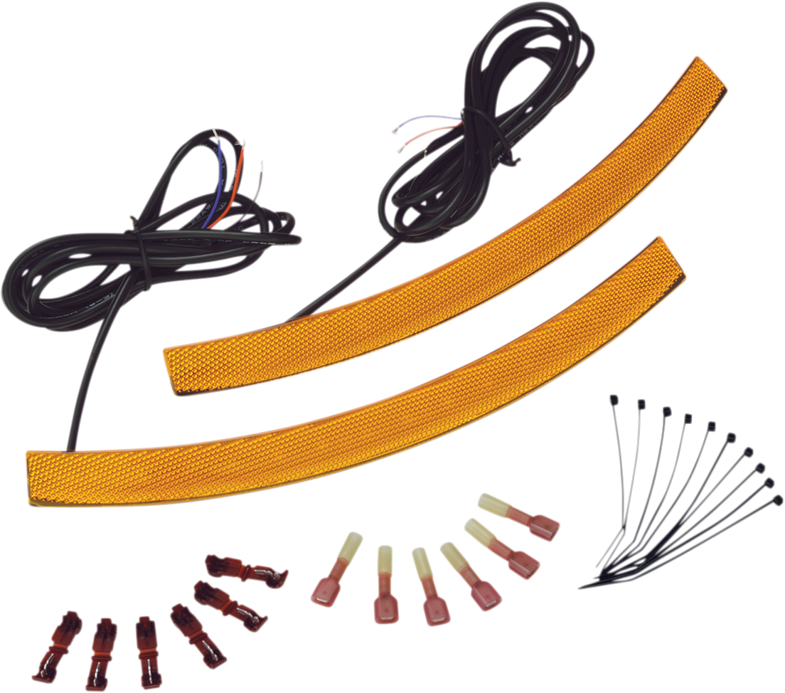 SHOW CHROME LED Front Fender Light - Amber 41-173B – winxwheels