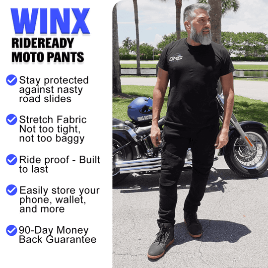 Winx RideReady Moto Pants - Armored Motorcycle Riding Pants | Winx ...