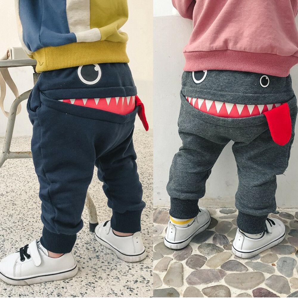 Modern Casual Toddler Boys and Girls Cute Big Mouth Trousers pants Clo ...