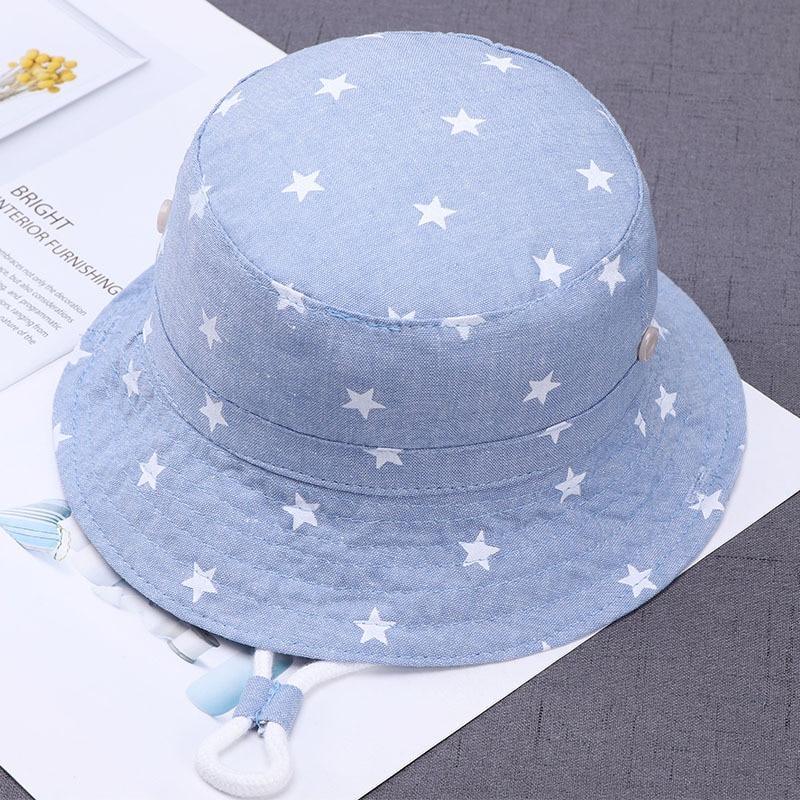 Children Summer Hats Kids Star Sun Caps For Boys And Caps New Baby Fis ...