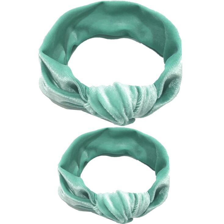 Modern Mother & Baby Headbands Kids Girl Bow With Rabbit ear Print Flo ...