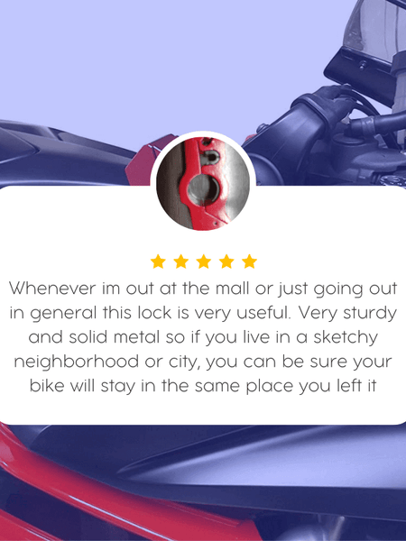 Winx Turbo Motorcycle Lock - Best Motorcycle Handlebar Lock | Winx ...