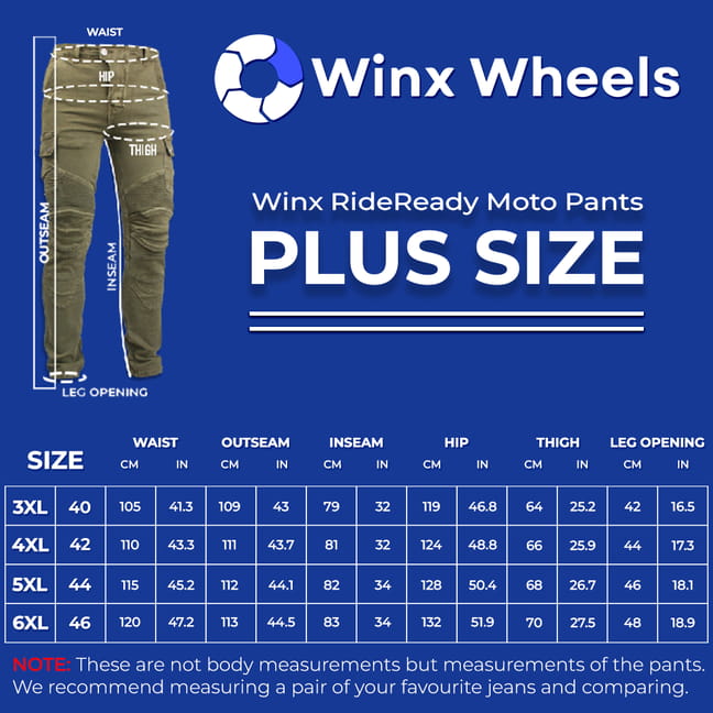 Winx RideReady Moto Pants - Armored Motorcycle Riding Pants | Winx ...