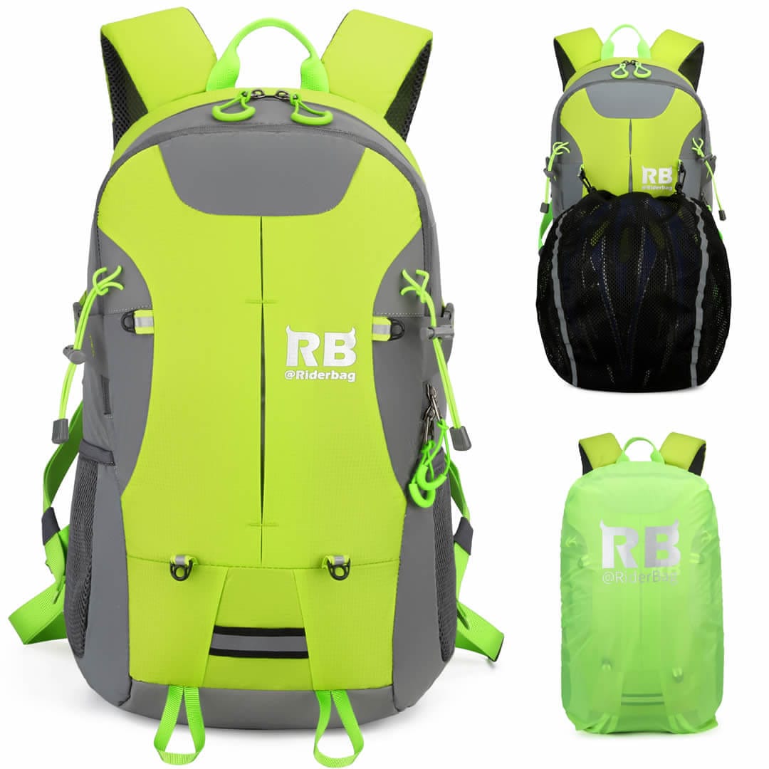 Hi Vis Reflective Commuter Bike Backpack | Riderbag Reflektor35 ...