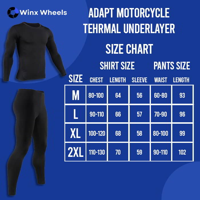 Adapt Motorcycle Thermal Underlayer – winxwheels