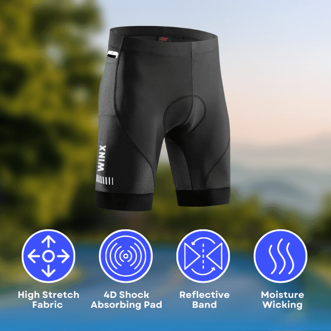 Winx Ultra Luxe Shorts - Bicycle Gel Padded Shorts – winxwheels